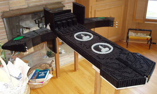 Asgard Flagship Lovingly Recreated In Lego | Stargate Archive