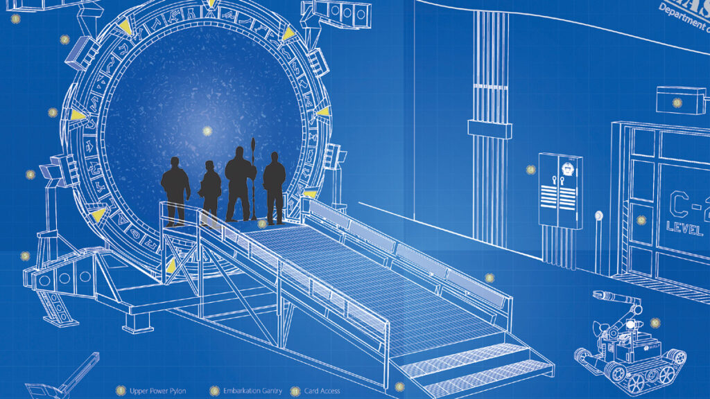 These Stargate Blueprints Make An Awesome Desktop Wallpaper | Stargate ...